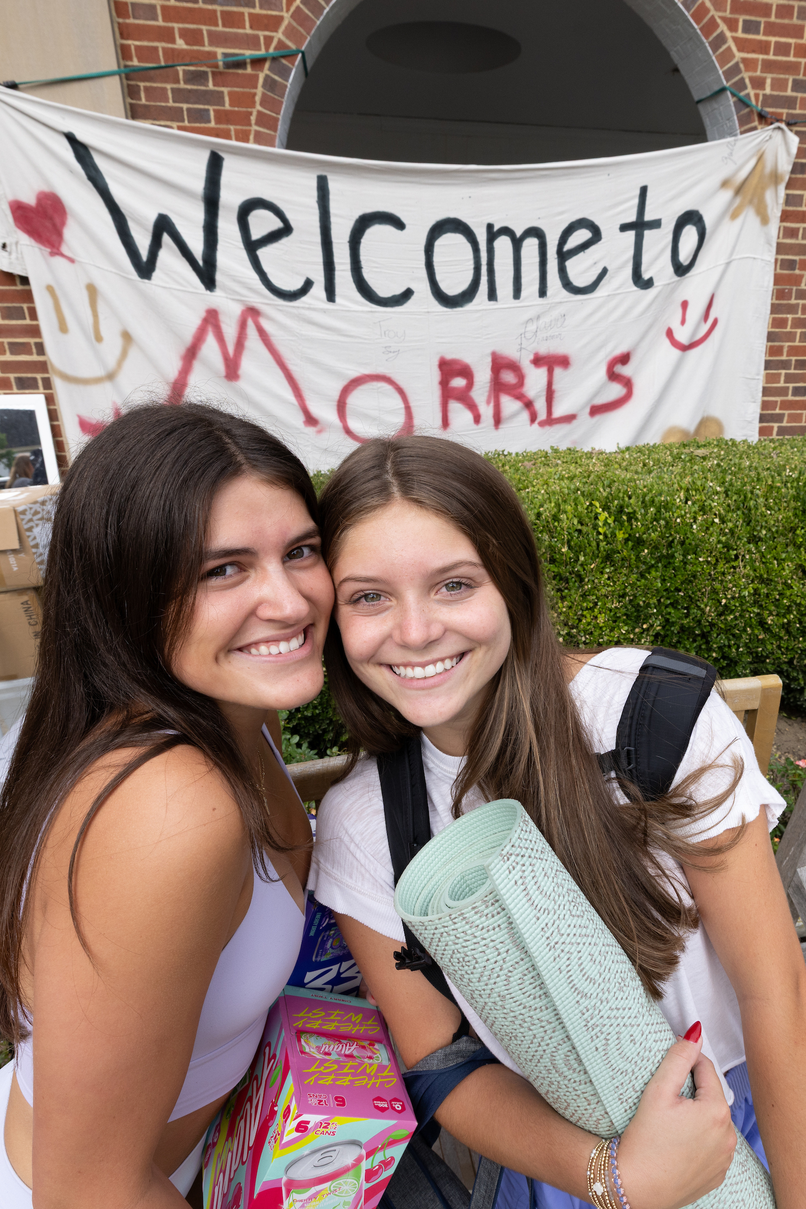 Miami University students move in to campus.