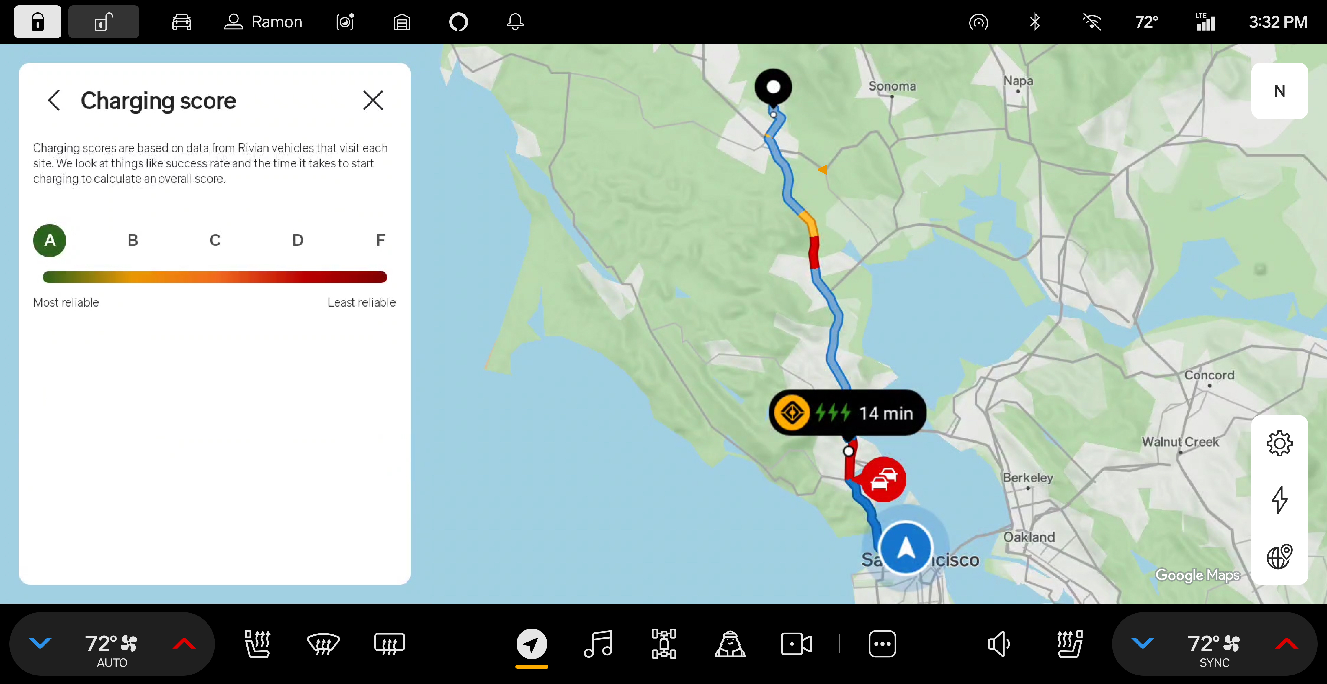Introducing Rivian Navigation with Google Maps