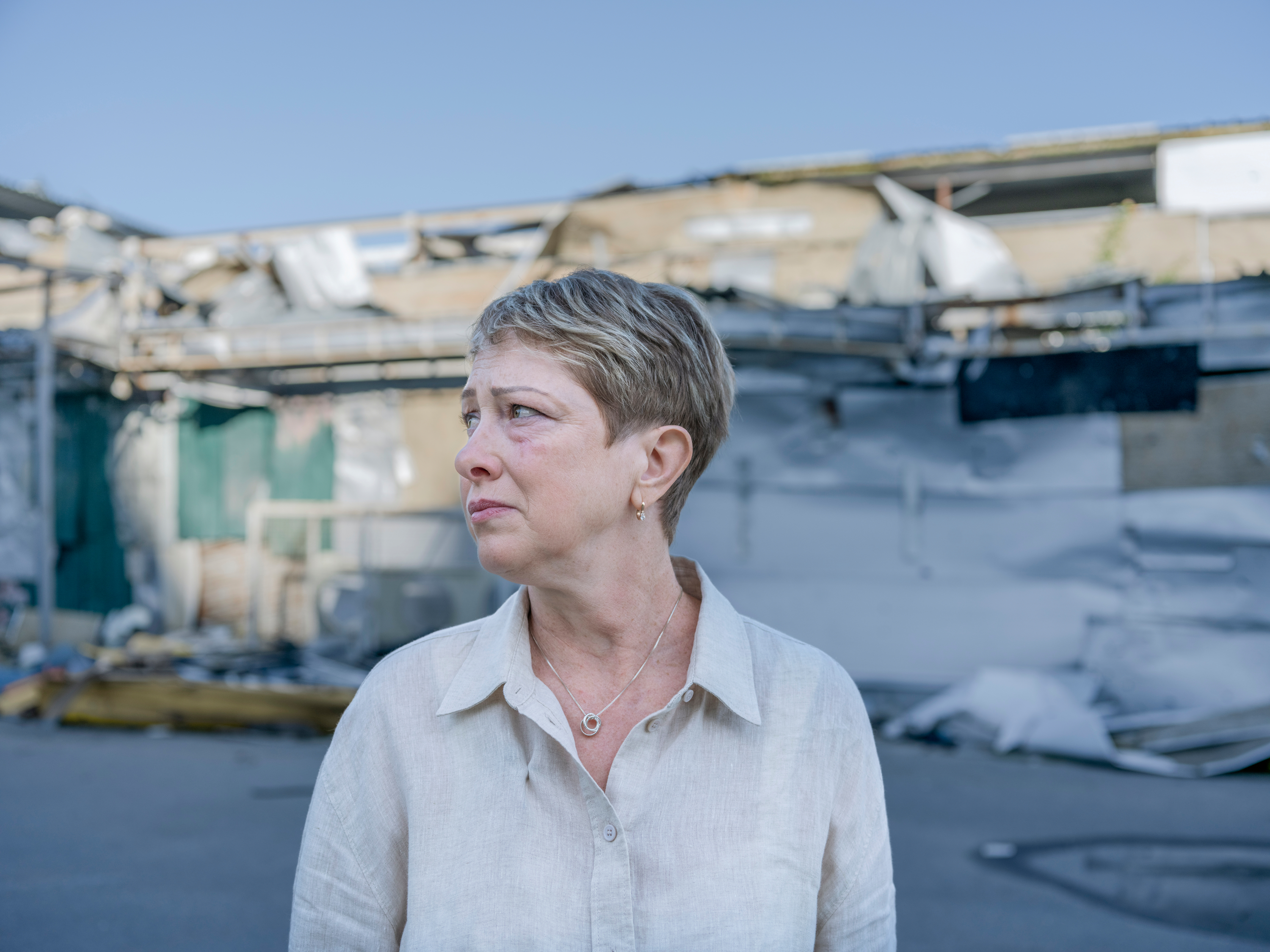 Alla Goncharenko, head of a bacteriological laboratory in Kharkiv, Ukraine.