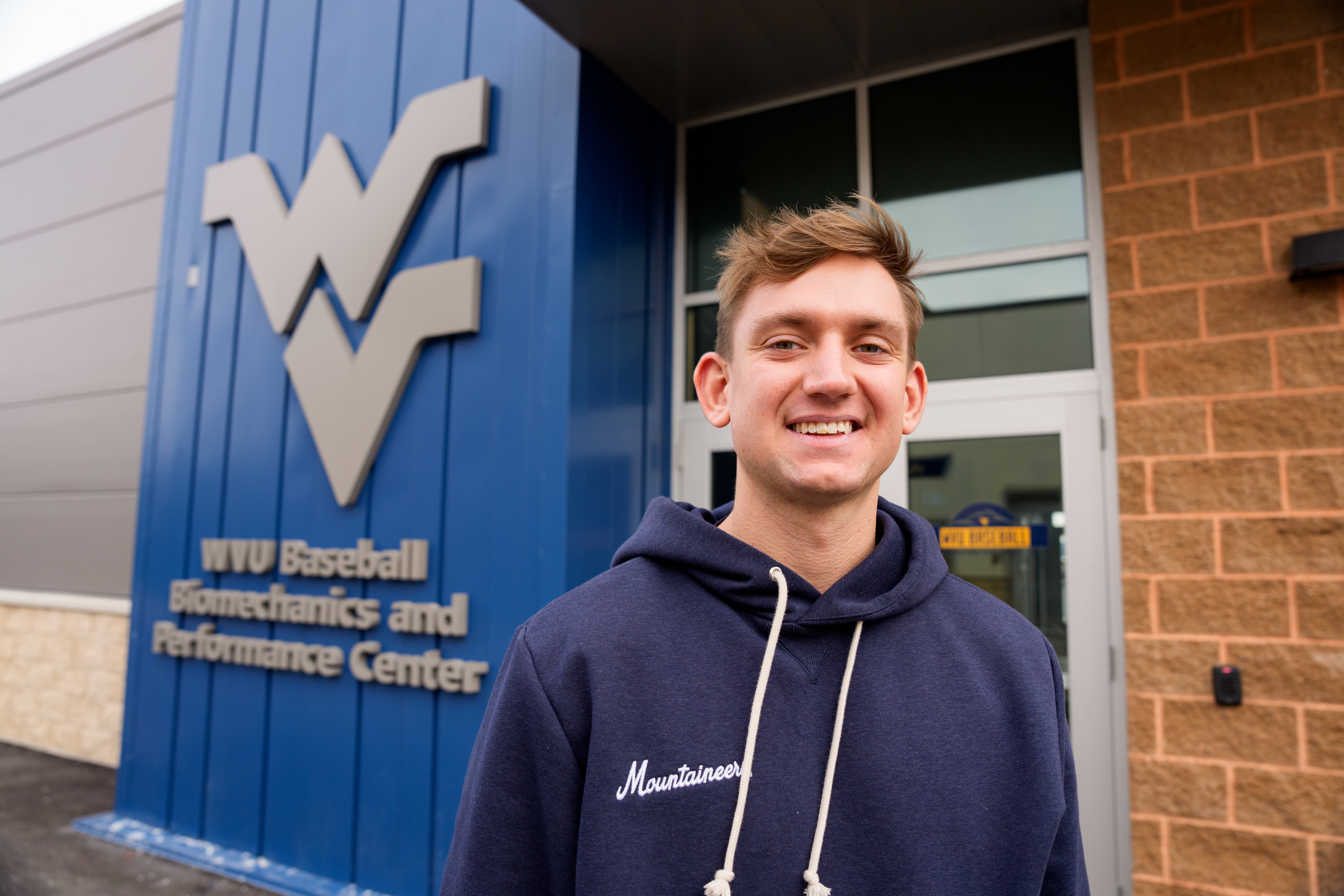 WVU Sport Management senior Nic Menarchek poses for a portrait at the ...