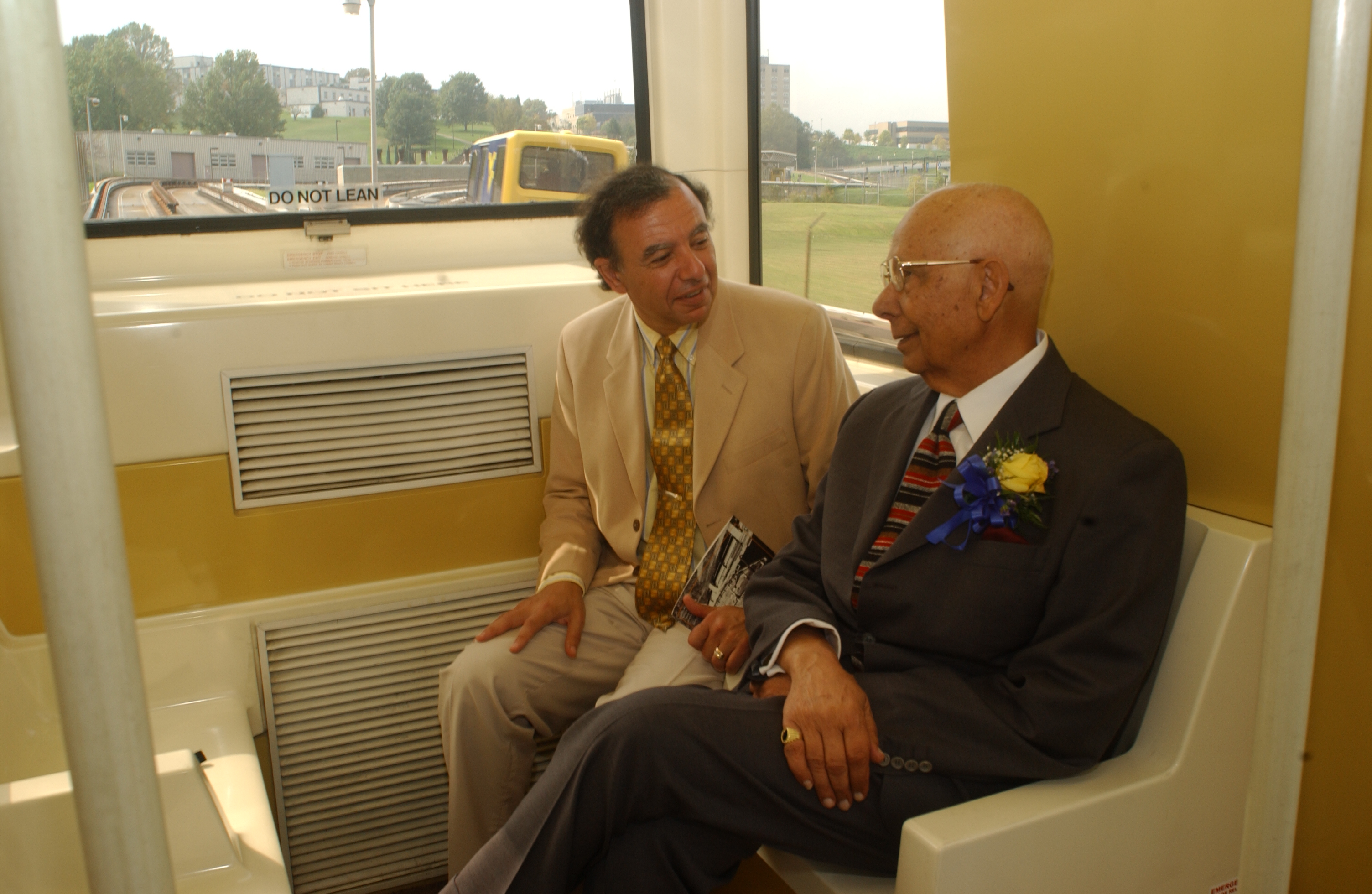 Credited with founding the WVU PRT, Sammy Elias (right) and a colleague ...
