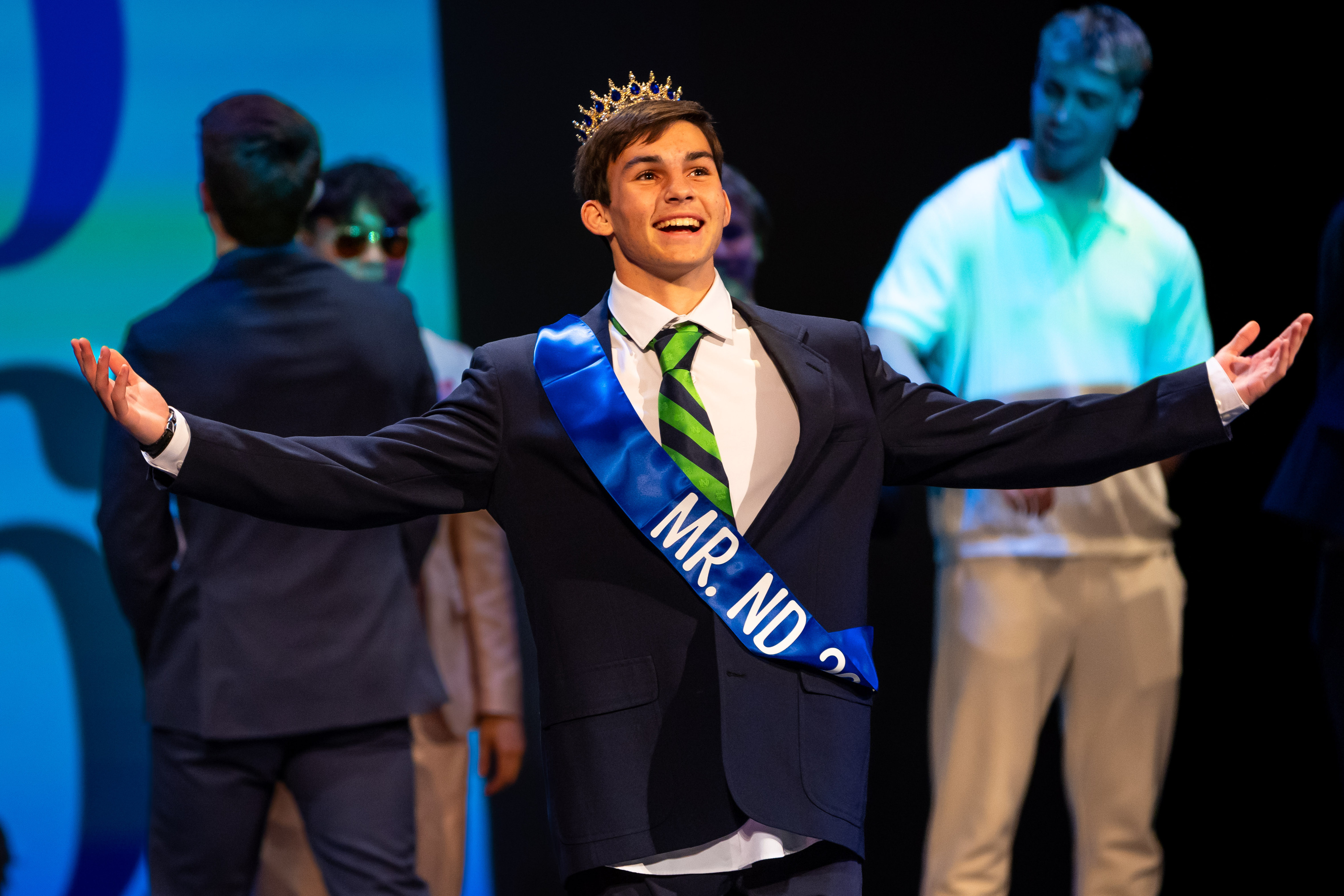 Mr. Knott, Colin Gibbons, winner of the Mr. ND Pageant presented by ...