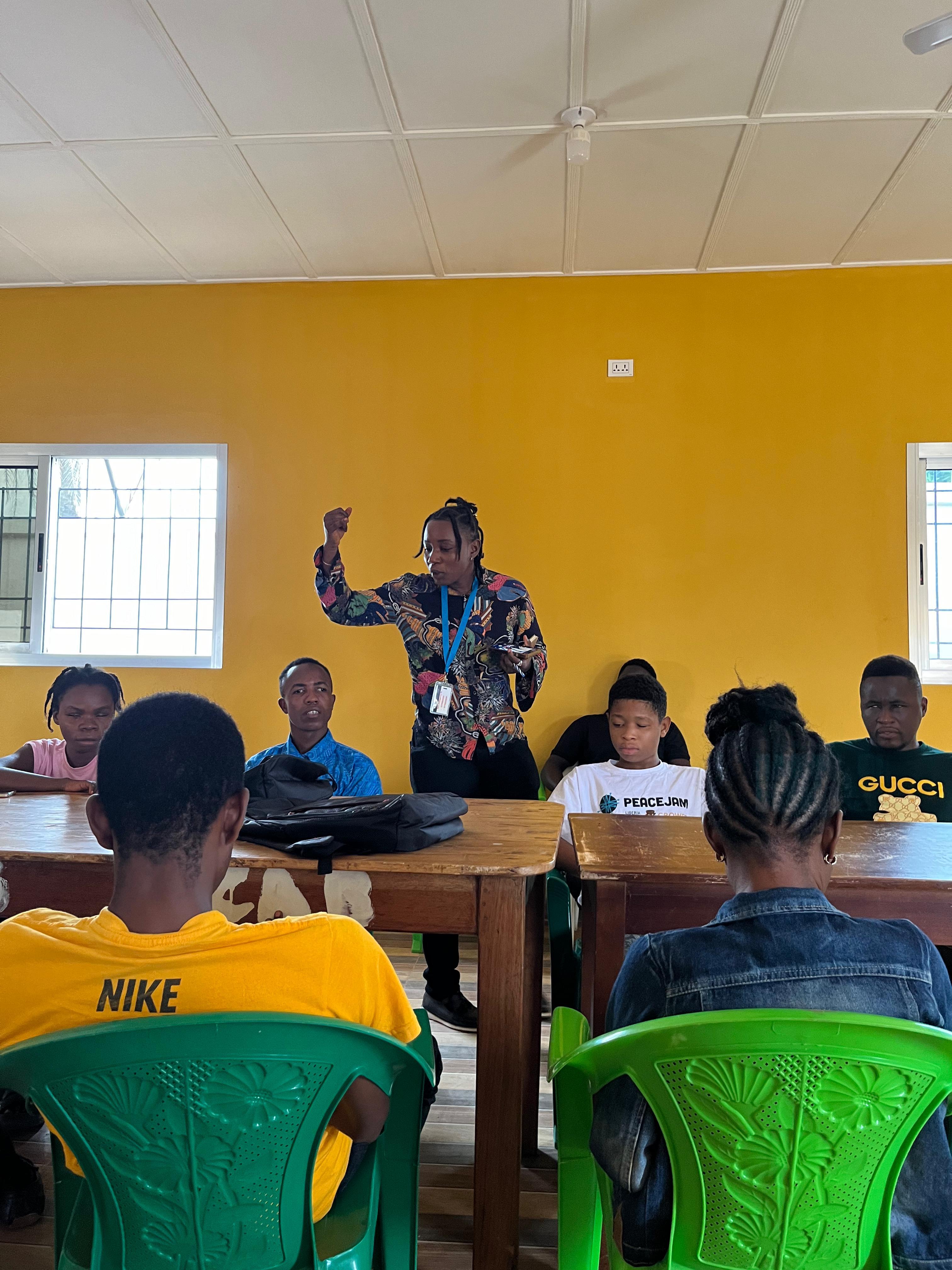 From silence to strength: A UN Volunteer with UNICEF in Liberia