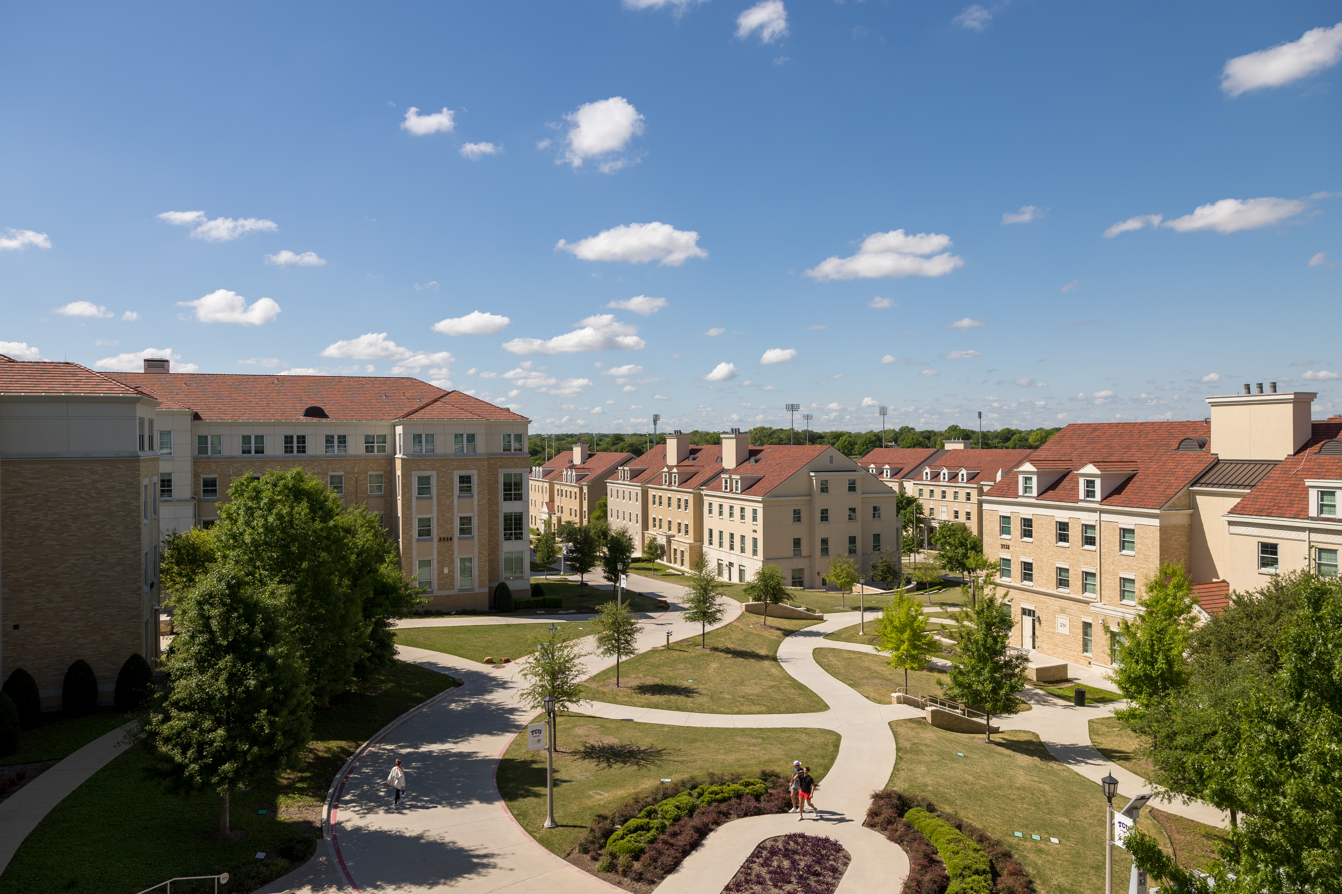 On the southwest side of campus, the Worth Hills area includes several ...