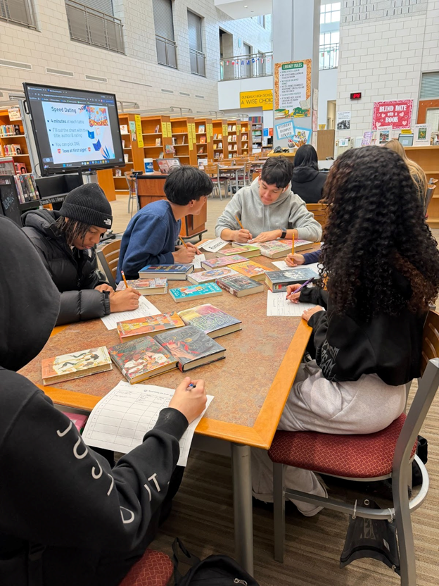 Students explore a diverse selection of